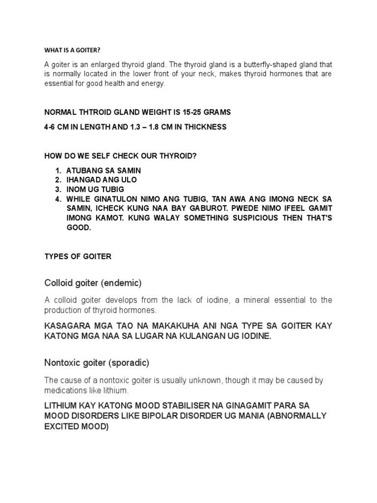 Goiter | PDF | Thyroid | Hyperthyroidism
