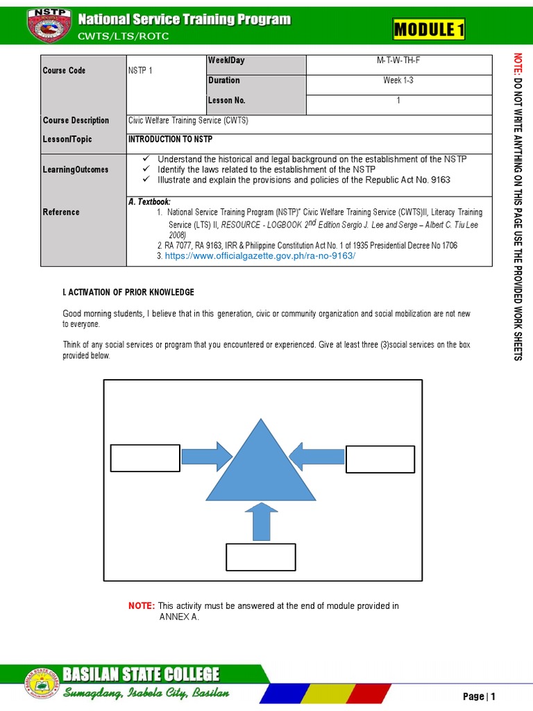 Module-1 | PDF | Reserve Officers' Training Corps | Government