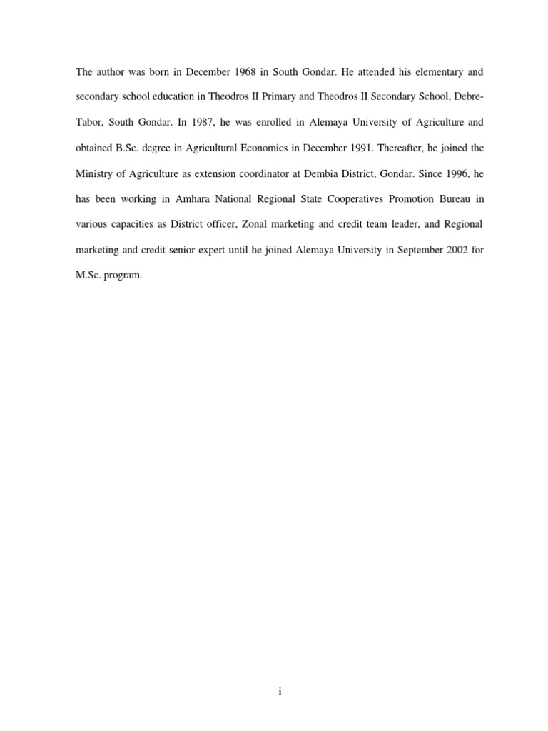 Demelash Seifu Agri. Econ | PDF | Phaseolus Vulgaris | World Trade ...