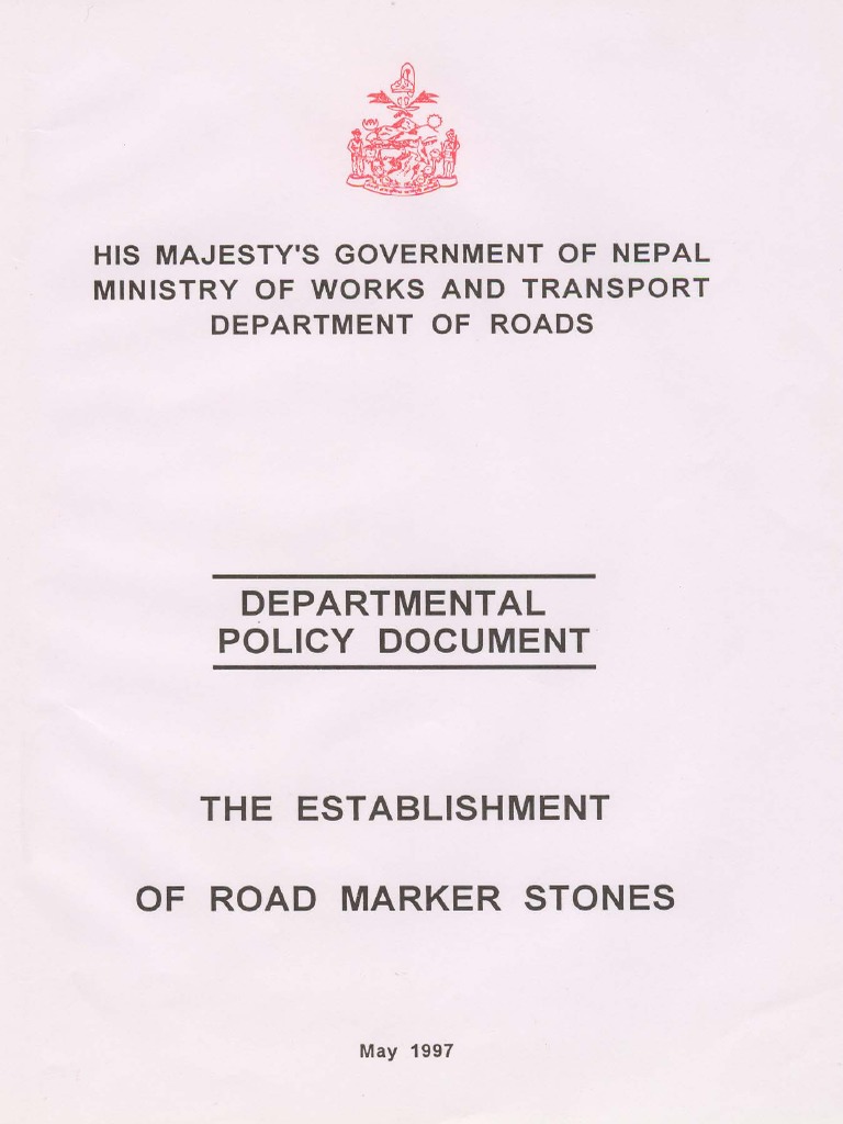 3 The Establishment of Road Marker Stone | PDF
