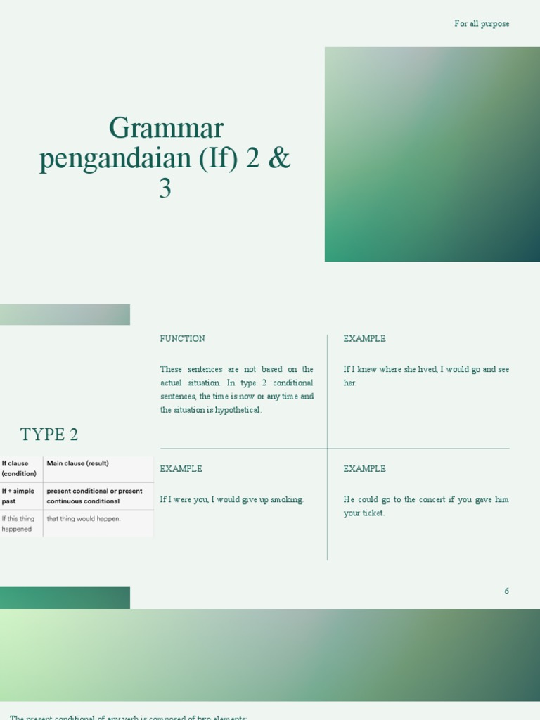 Grammar If 2 & 3 | PDF | Verb | Grammatical Tense