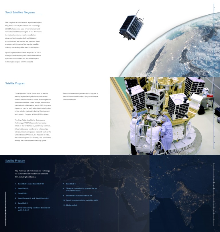 Saudi Satellite Programs | PDF | Satellite | Outer Space