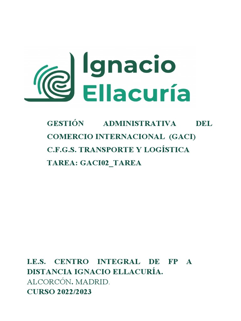 Gaci 01 Tarea | PDF | Canadá | Alemania