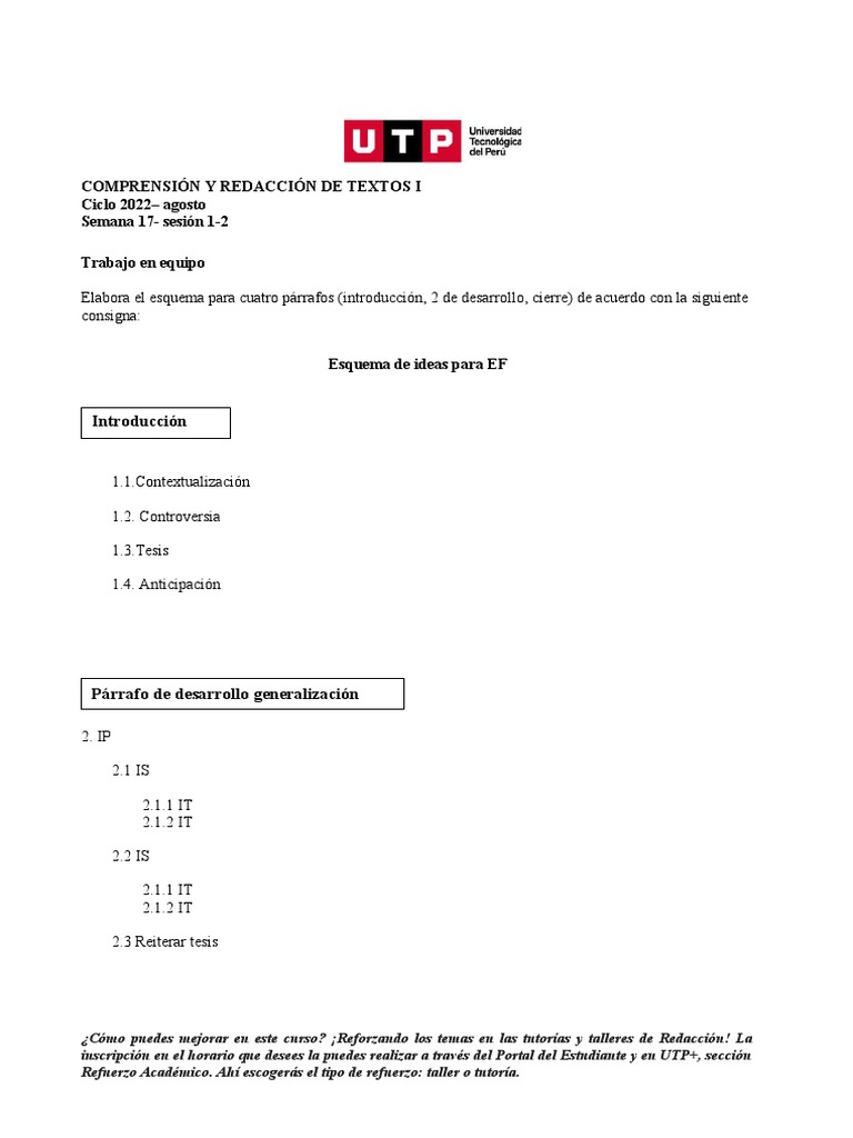 S17.s1-s2 Esquema para Examen Final | PDF | Nutrición | Dieta y nutrición