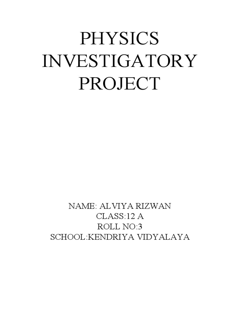 Physics Faraday Project | PDF | Electromagnetic Induction | Magnetic Field