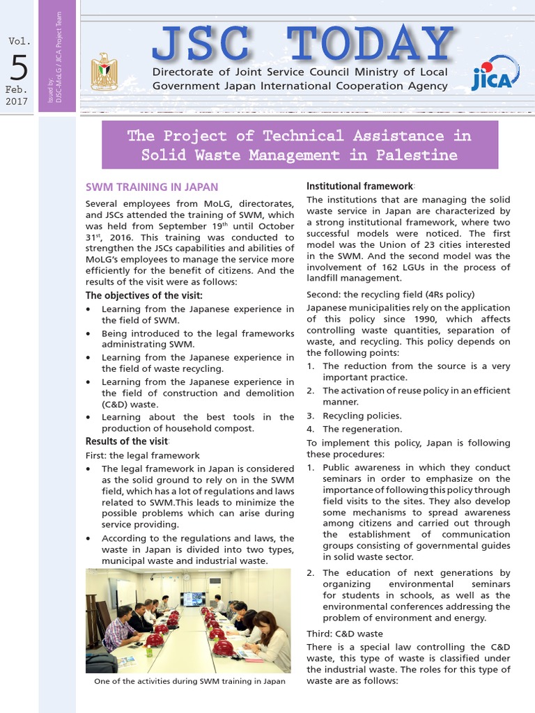 5th Newsletter (English) | PDF | Waste Management | Landfill