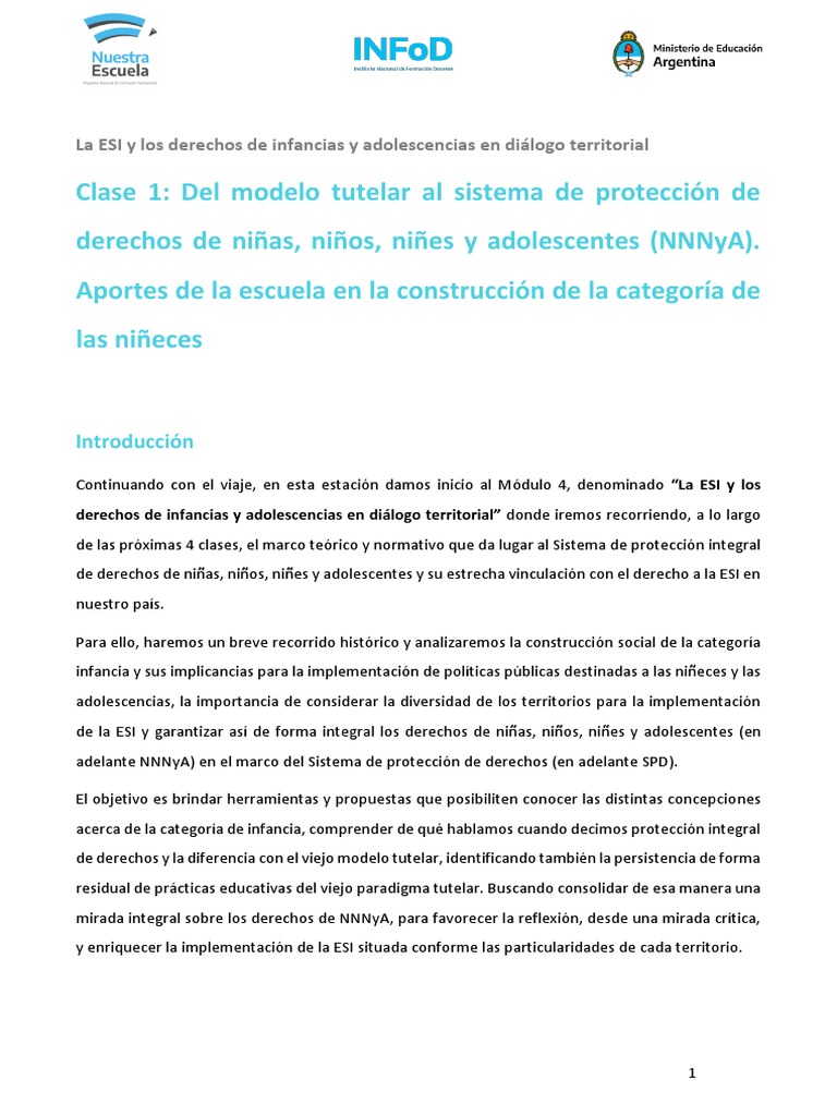 Postitulo ESI Clase1 Modulo 4 | PDF