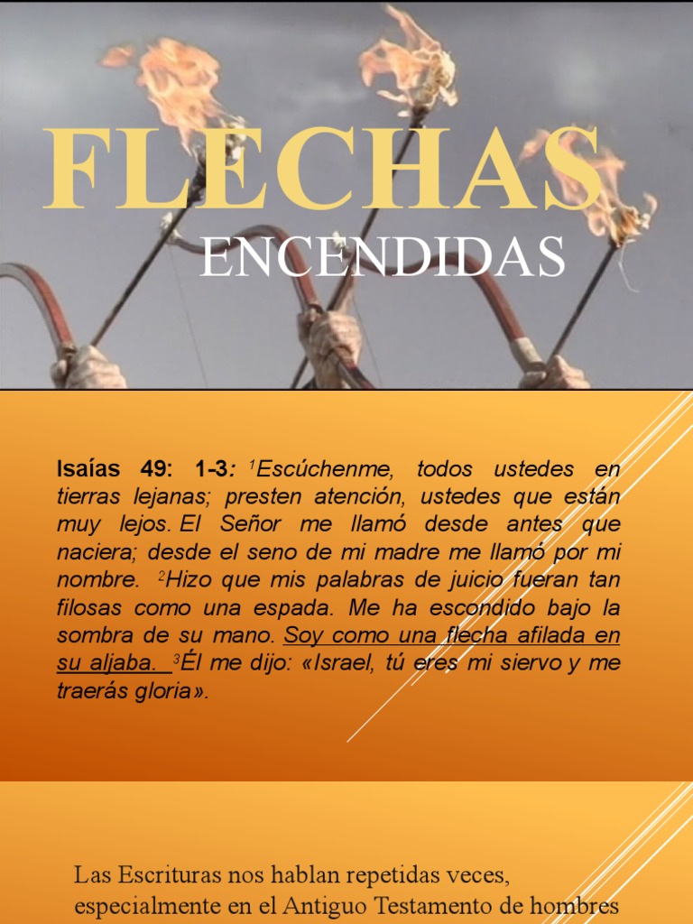 Flechas Encendidas | PDF | Flecha | Arco y flecha