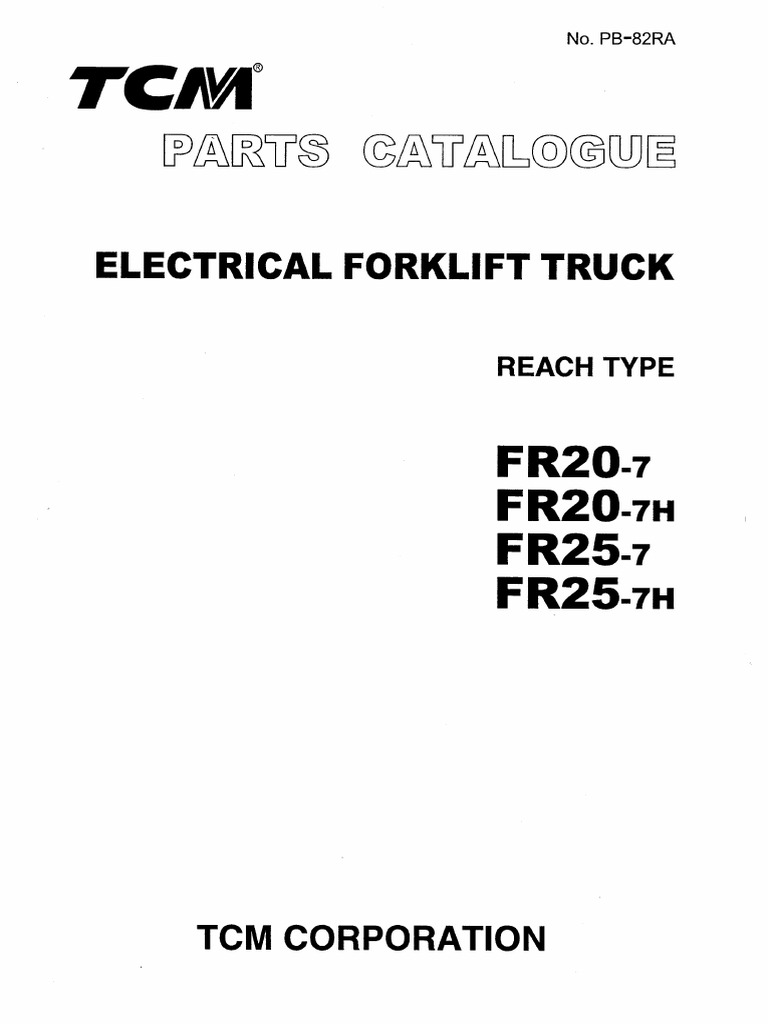 FR20,25 7H Parts Manual | PDF
