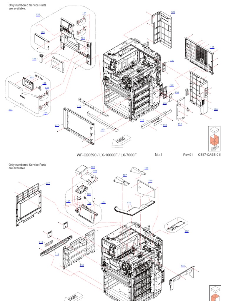 Epson WF-C2590 Parts Manual | PDF | Manufactured Goods | Mechanics