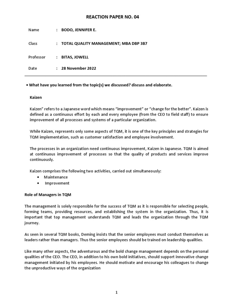 Lean Six Sigma in Procurement: A Case Study on Applying Quality Management Principles to ...