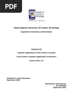 DIU Assignment Cover Page 2 | PDF