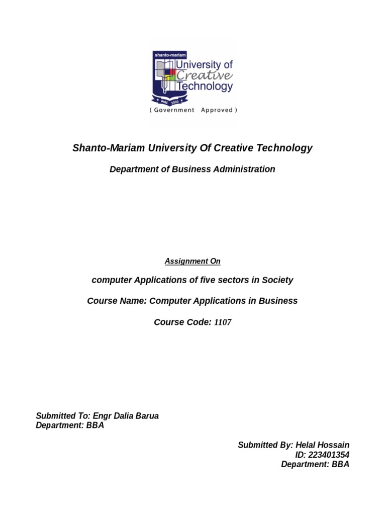 SMUCT Assinment Cover-Page | Download Free PDF | Internet | Banks