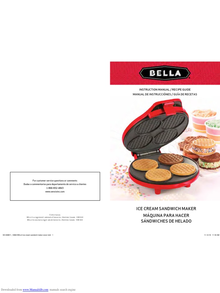 BELLA S'mores Crackers Maker Notice | PDF | Ac Power Plugs And Sockets ...