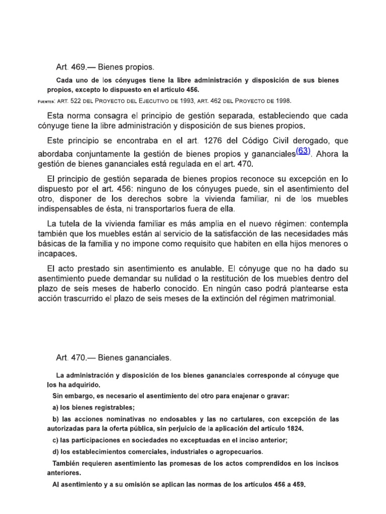 Art. 470 - Codigo Civil y Comercial Comentado - Alterini | PDF