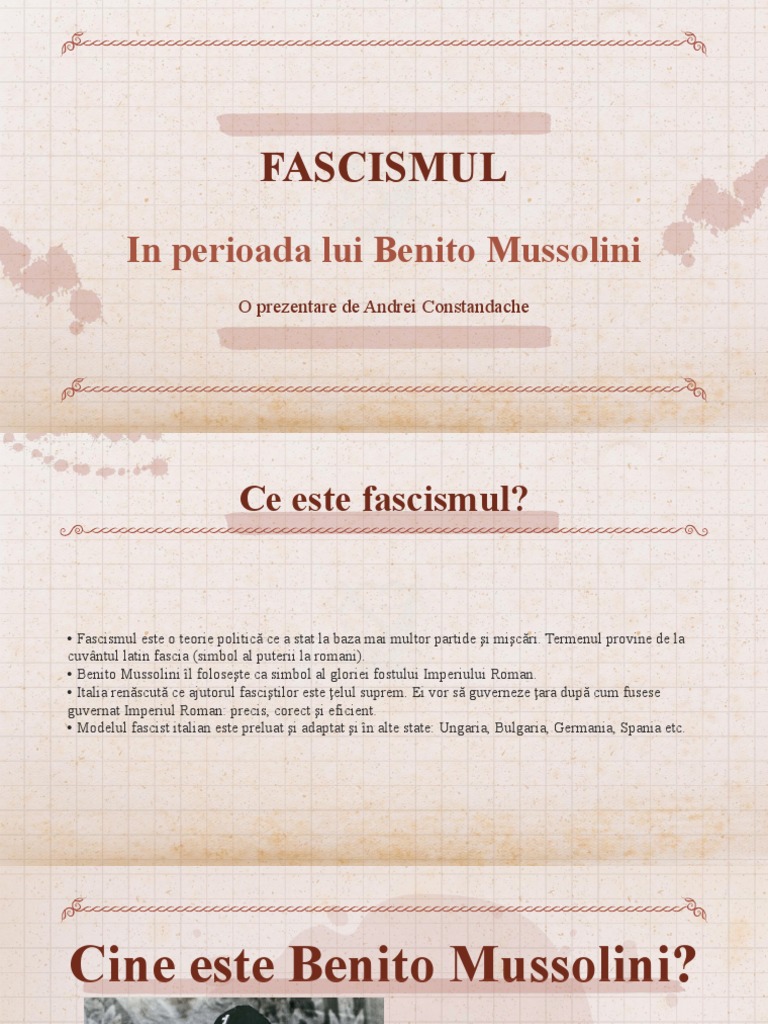 Fascismul Mussolini | PDF