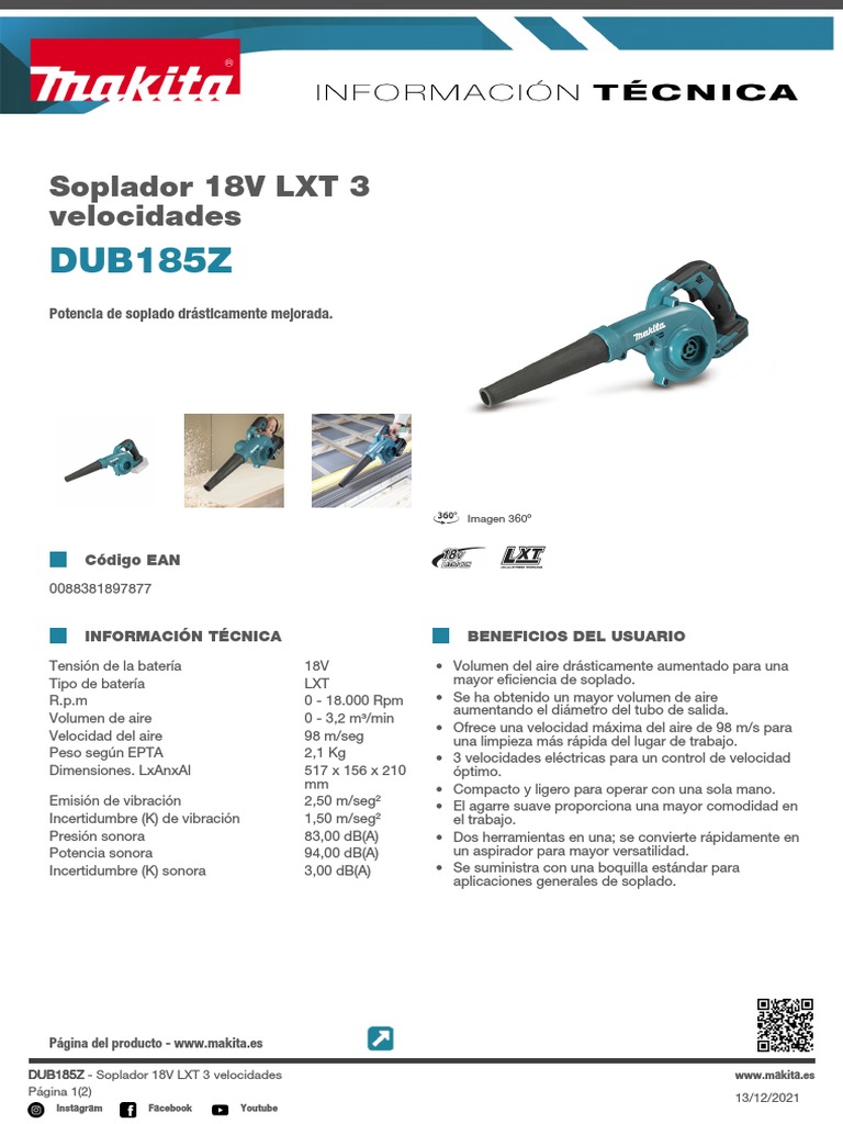 Ficha Tecnica Makita | PDF