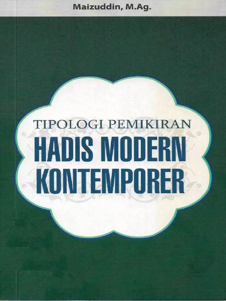 Buku Tipologi Pemikiran Hadis Modern Kontemporer | PDF