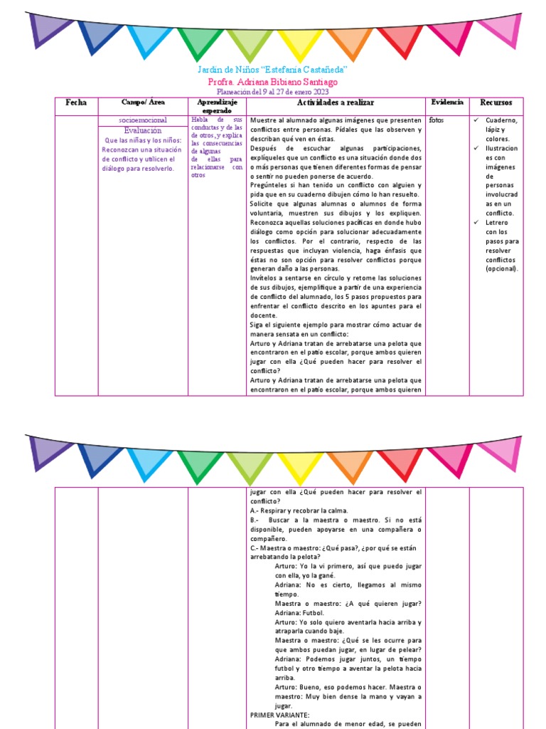 Actividades Socioemocionales y de Aprendizaje | PDF