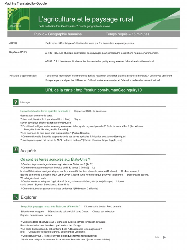 Farming & The Rural Landscape | PDF | Terre arable | Zone rurale