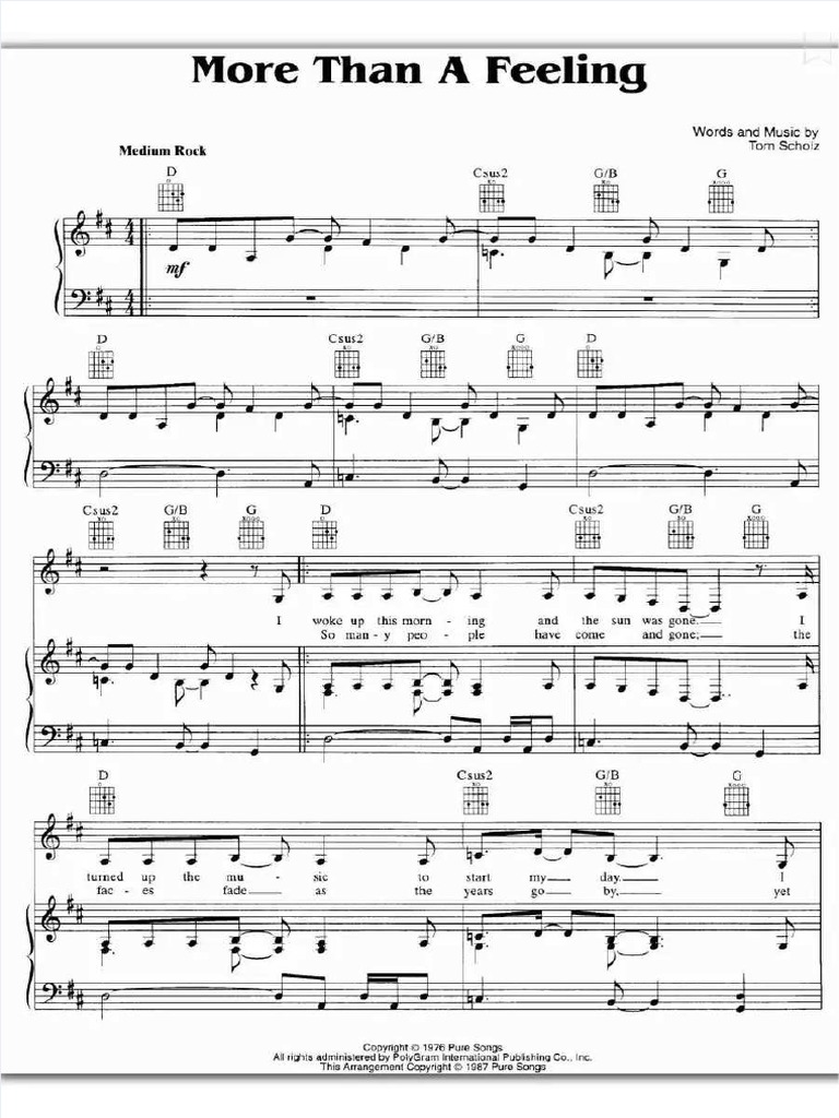 More Than A Feeling | PDF