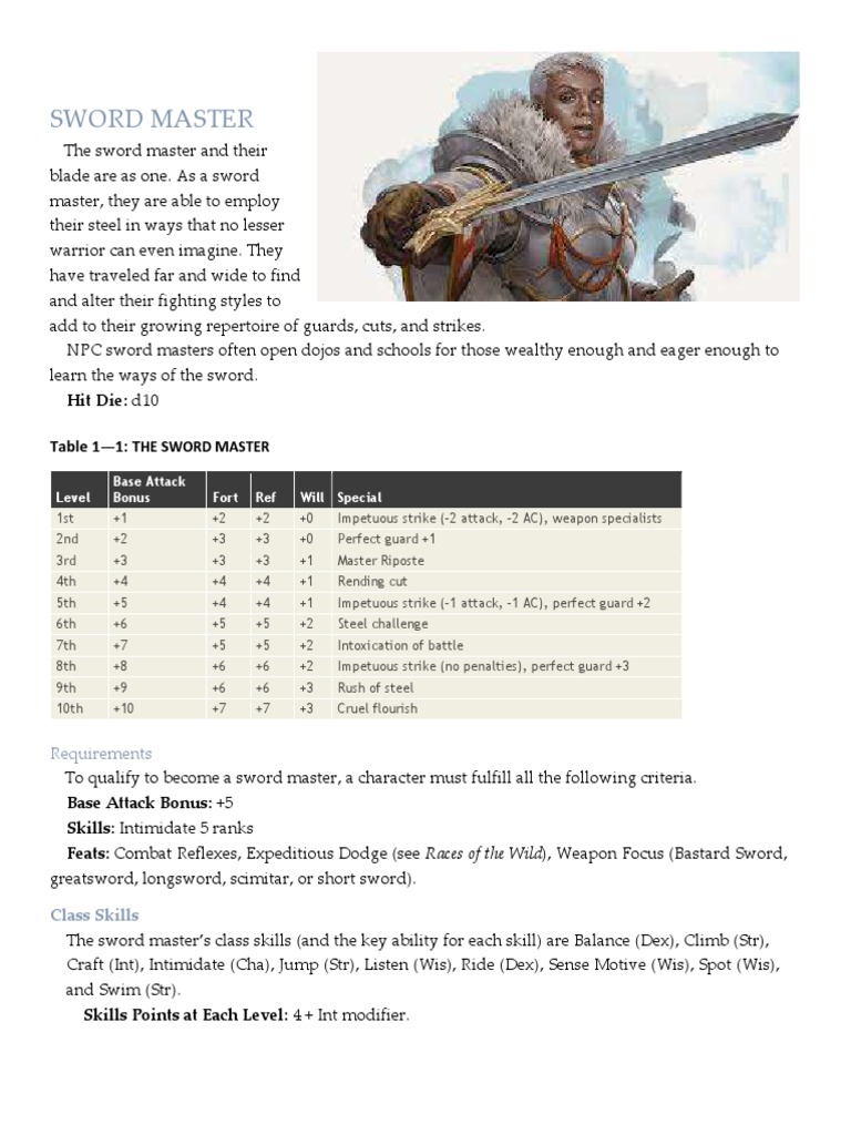 Swordmaster PRC | PDF