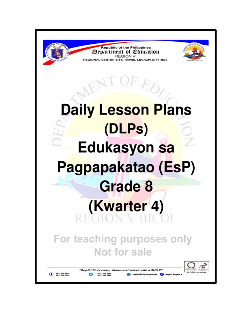 ESP 8 4th Quarter 1 | PDF