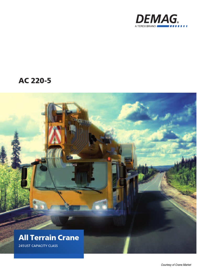 Demag All Terrain Cranes Spec 032383 | PDF | Crane (Machine) | Vehicles