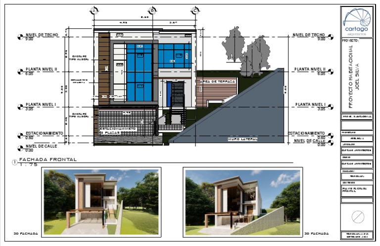 06.plano Fachada Frontal | PDF