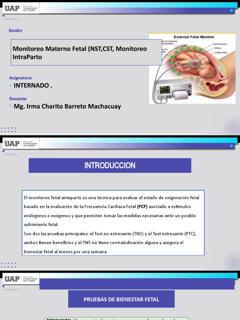 Monitoreo Fetal | PDF | Parto | El embarazo