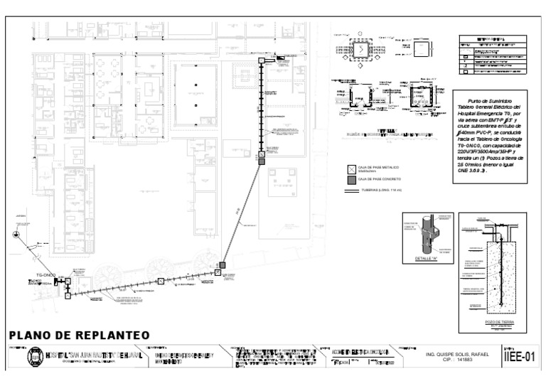 Iiee 01 Acometida HH Replanteo | PDF | Ingeniería de Edificación | Materiales de construcción
