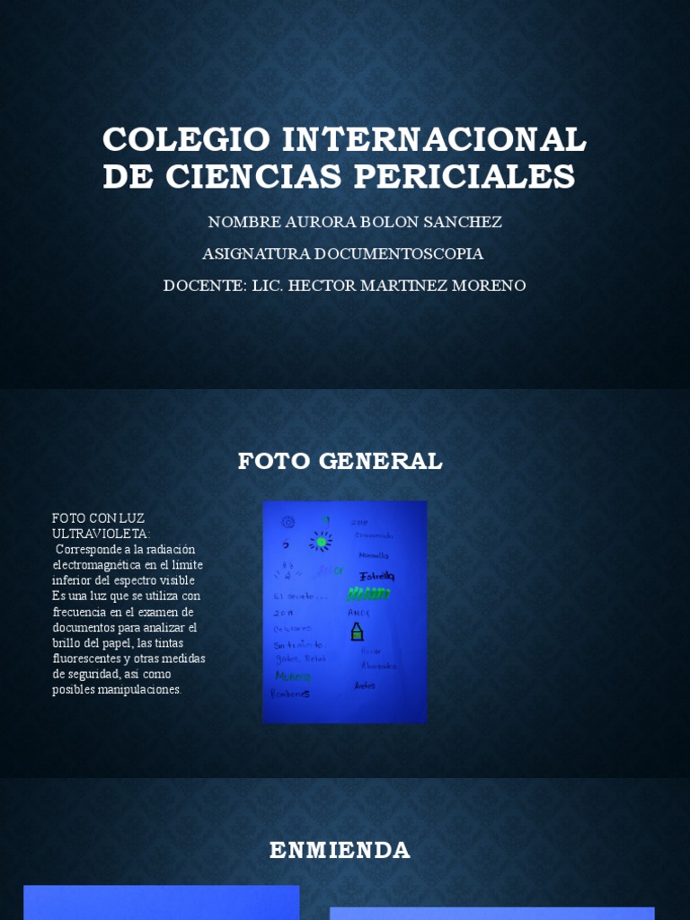 Documentoscopia Actividad | PDF