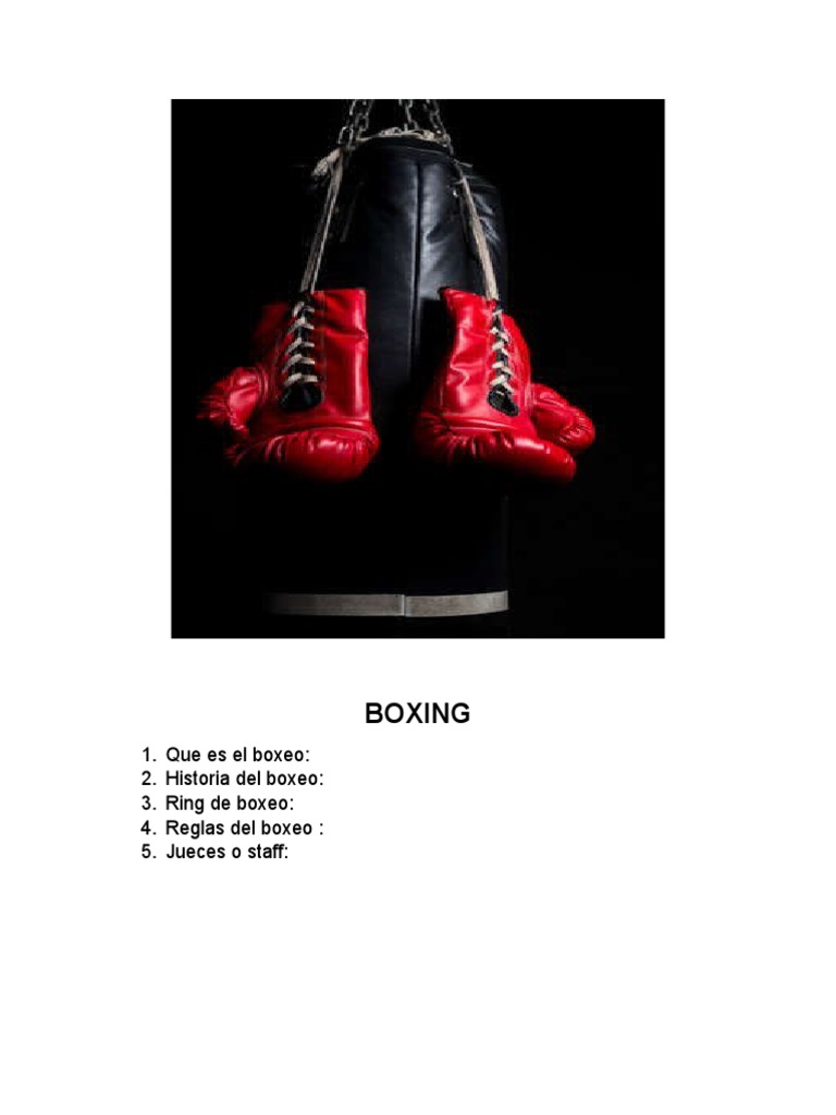 Boxing | PDF | Entretenimiento | Combate