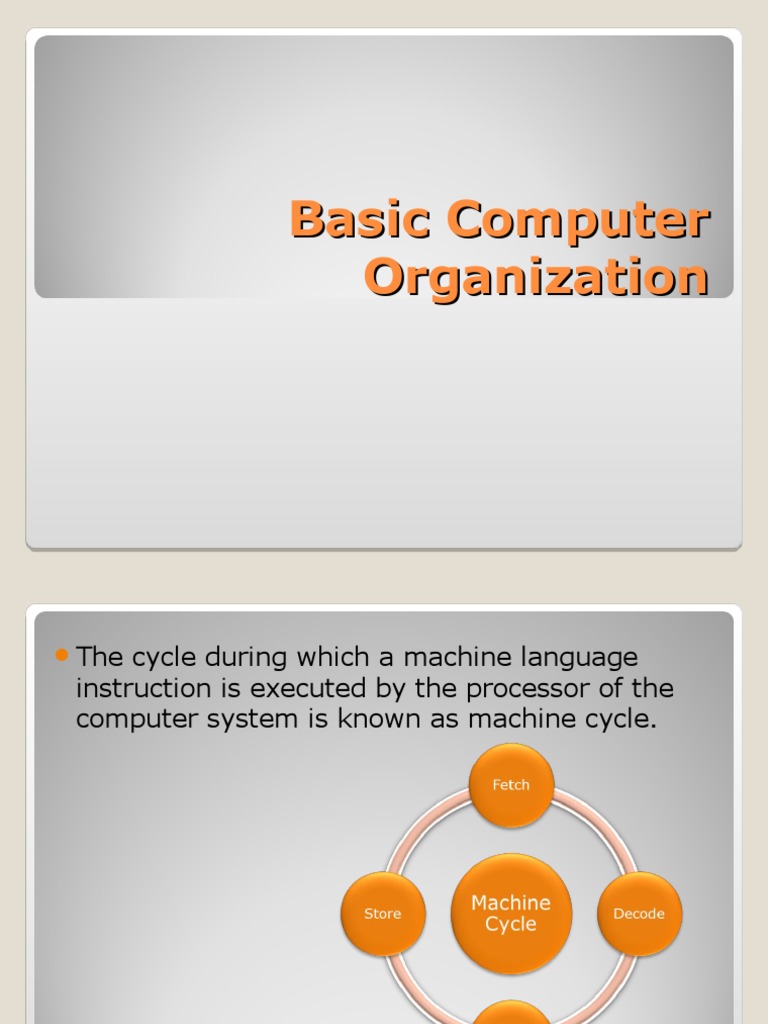 Computer Organization | PDF