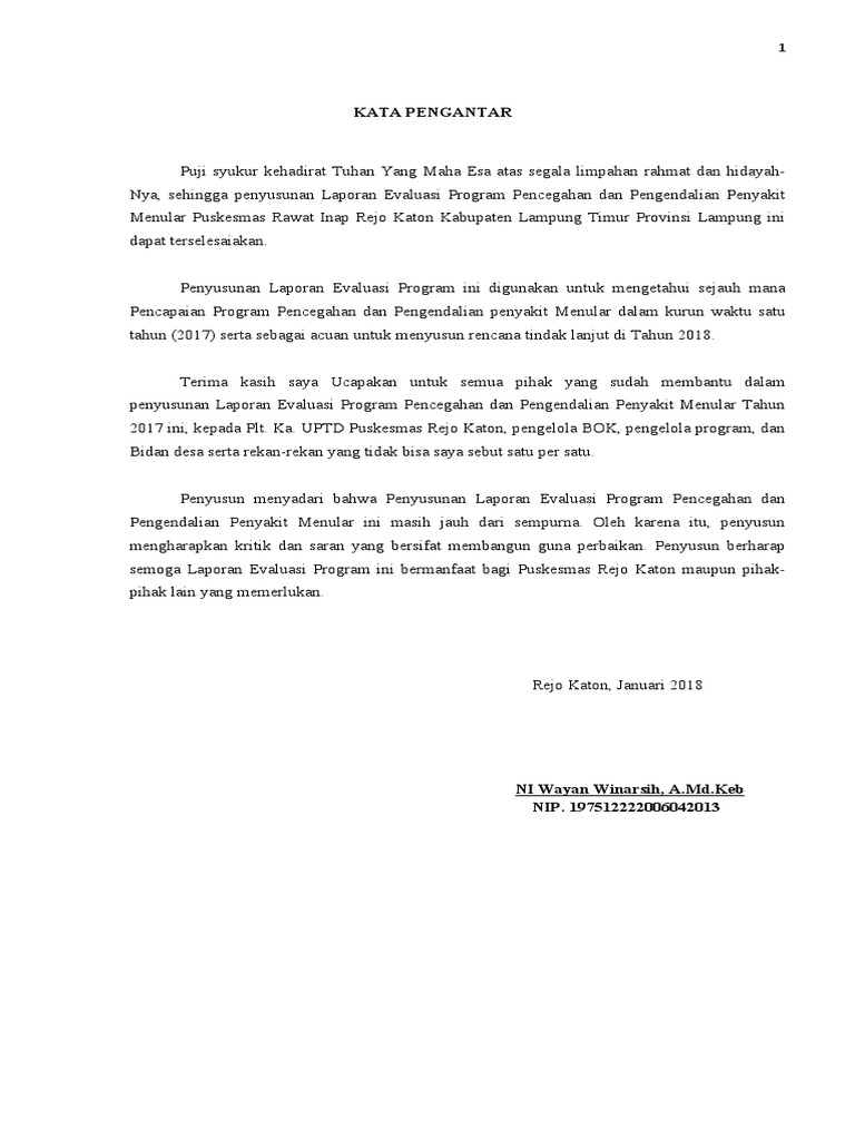 Laporan Evaluasi Dan Poa P2 | PDF