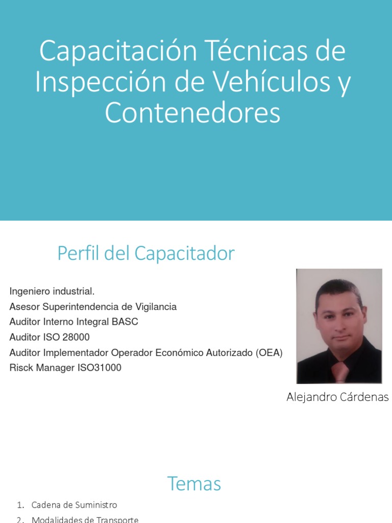 Inspeccion de Vehiculos y Contenedores | PDF | Vehículos | Transporte