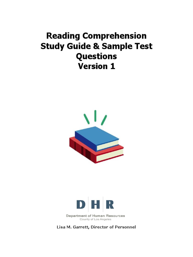 Reading Comprehension v1 | PDF | Test (Assessment) | Probation