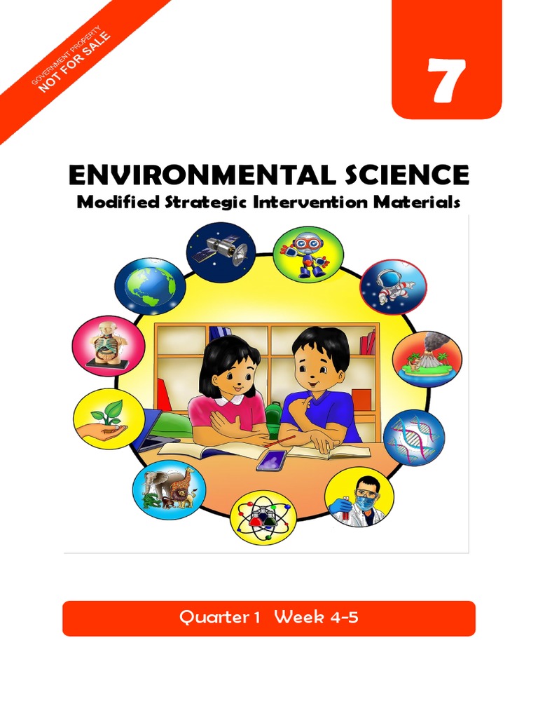Environmental Science Gr 7 Q1 Week 4 5 Subtask 1 Pdf Water Evaporation 