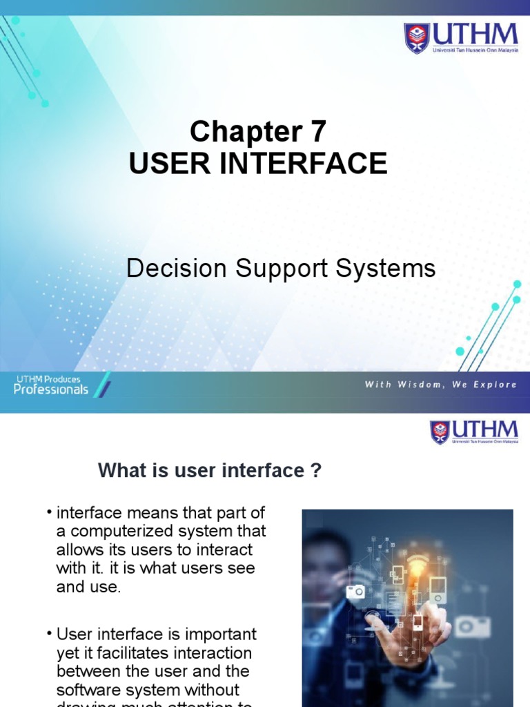 Chp7 Userinterface Pdf Graphical User Interfaces Menu Computing