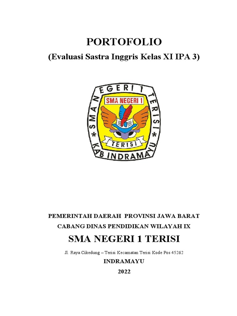 Portofolio Sastra Inggris XI IPA 3 | PDF