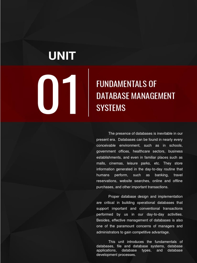 Database Basics for Students | PDF | Databases | Relational Database