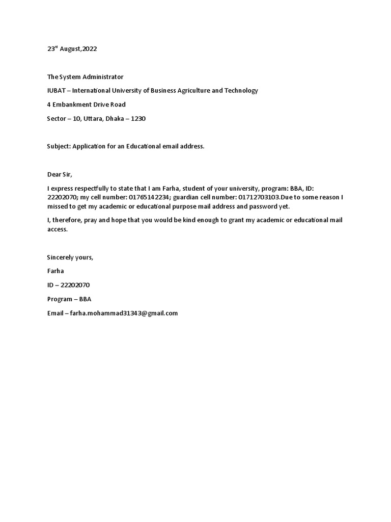 Educational Mail | PDF