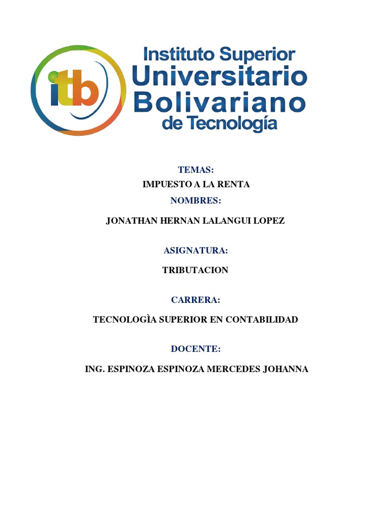 Tarea Virtual 3 | PDF | Impuesto sobre la renta | Impuestos Tarea Virtual 3 | PDF | Impuesto sobre la renta | Impuestos