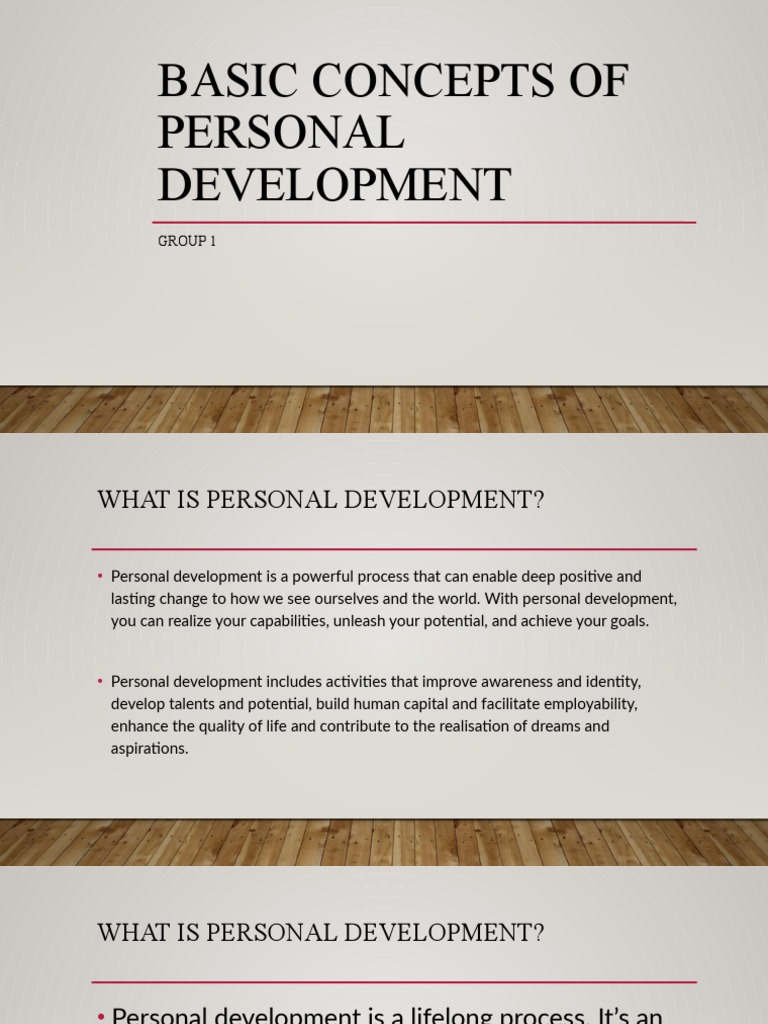 Personal Development Fundamentals | PDF | Goal | Goal Setting