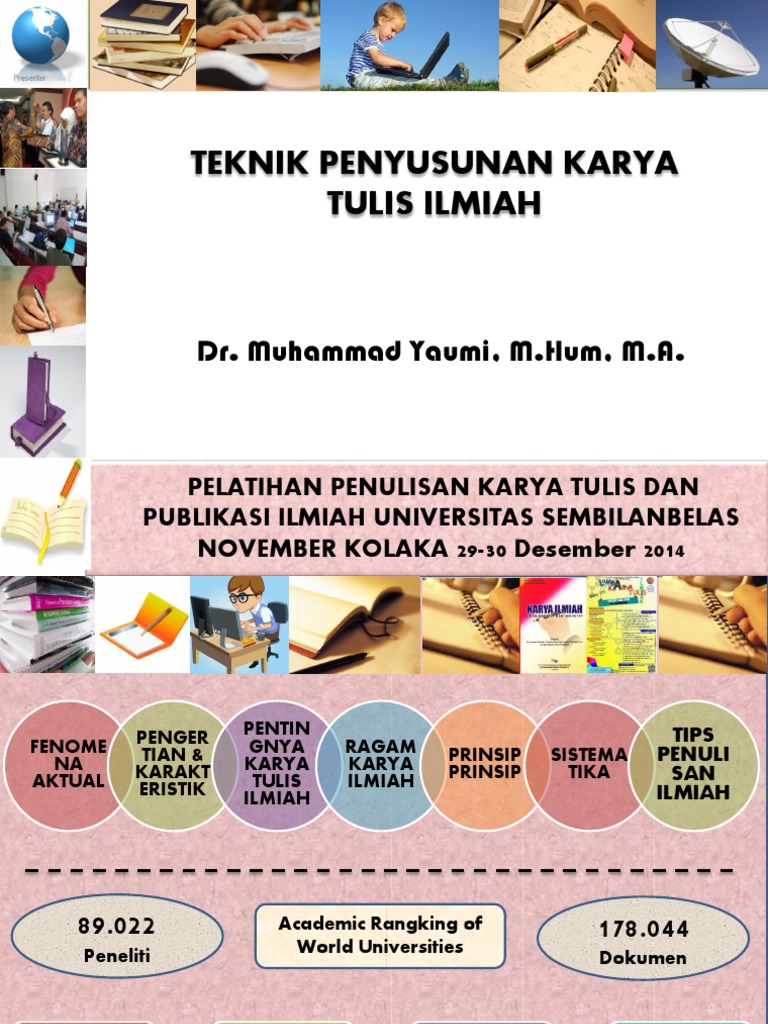 Teknik Penyusunan Karya Tulis Ilmiah | PDF