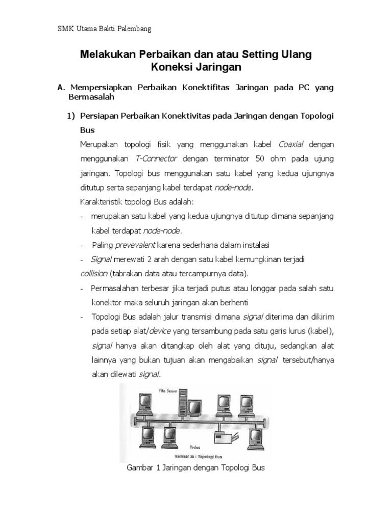 Perbaikan Jaringan Semester 4 | PDF