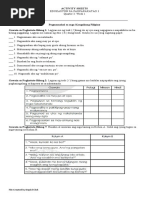 FILIPINO 3 Activity Sheet Q4 W1 | PDF