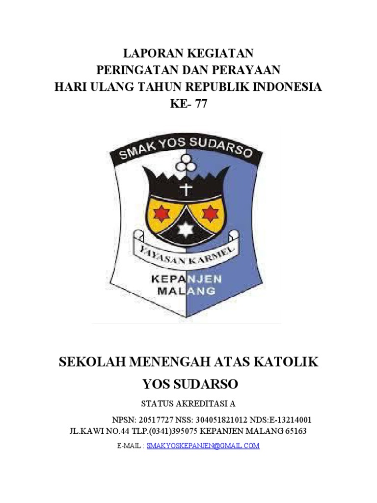 Laporan Kegiata HUT RI YOS | PDF