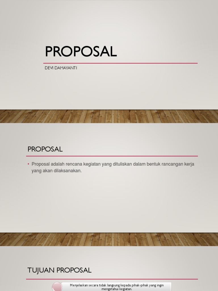 Materi Proposal | PDF