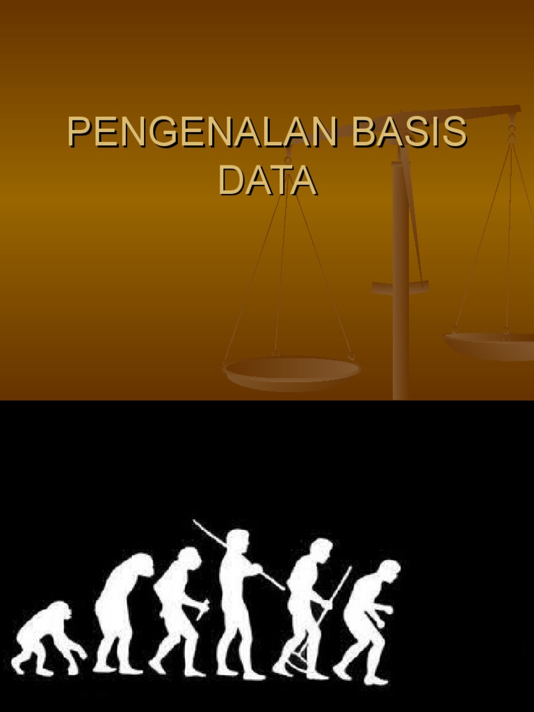Pert 1. Pengenalan Basis Data | PDF | Seni | Teknologi & Rekayasa